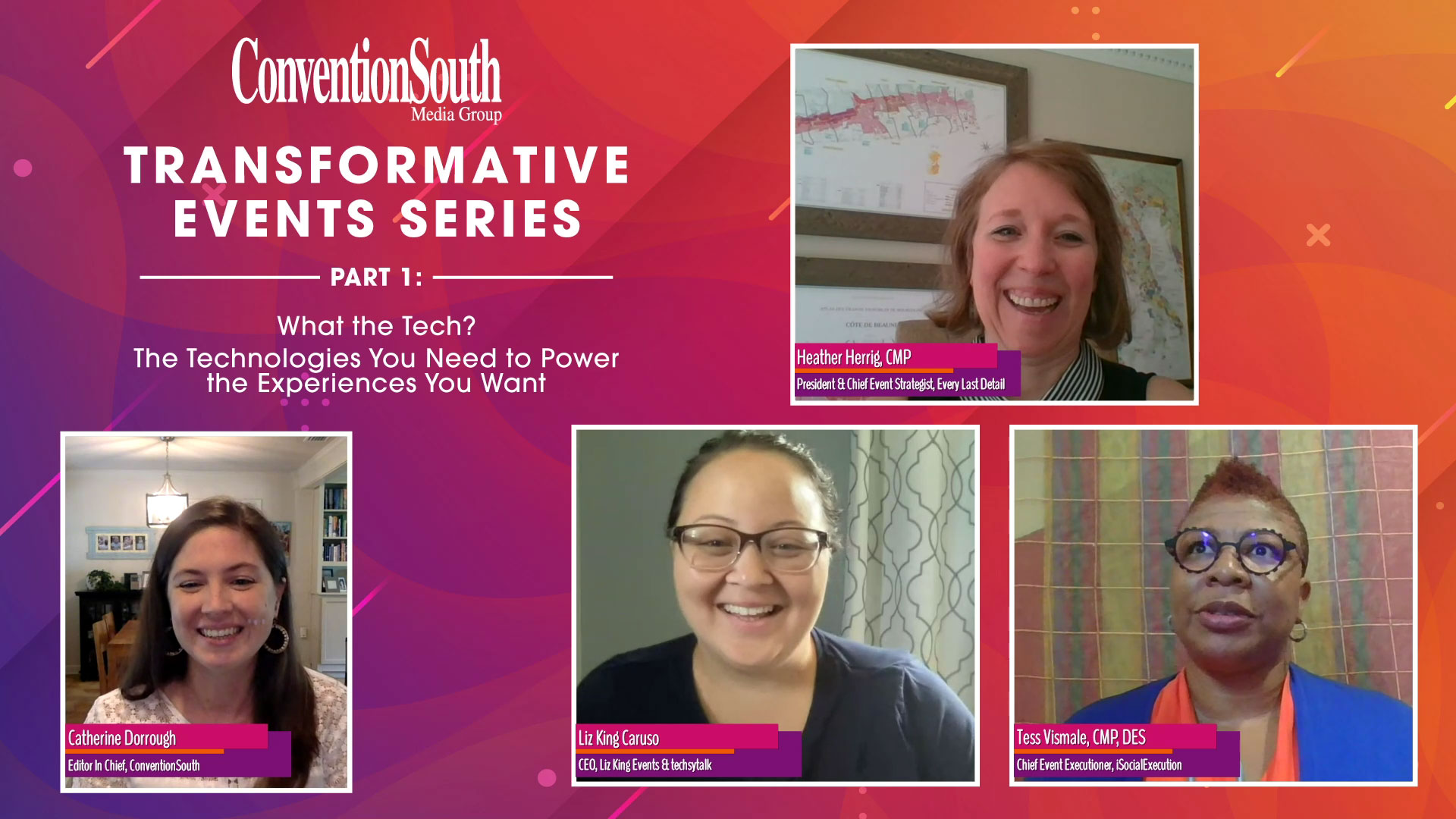 Transformative Events Series, Part 1: The Technologies You Need to ...